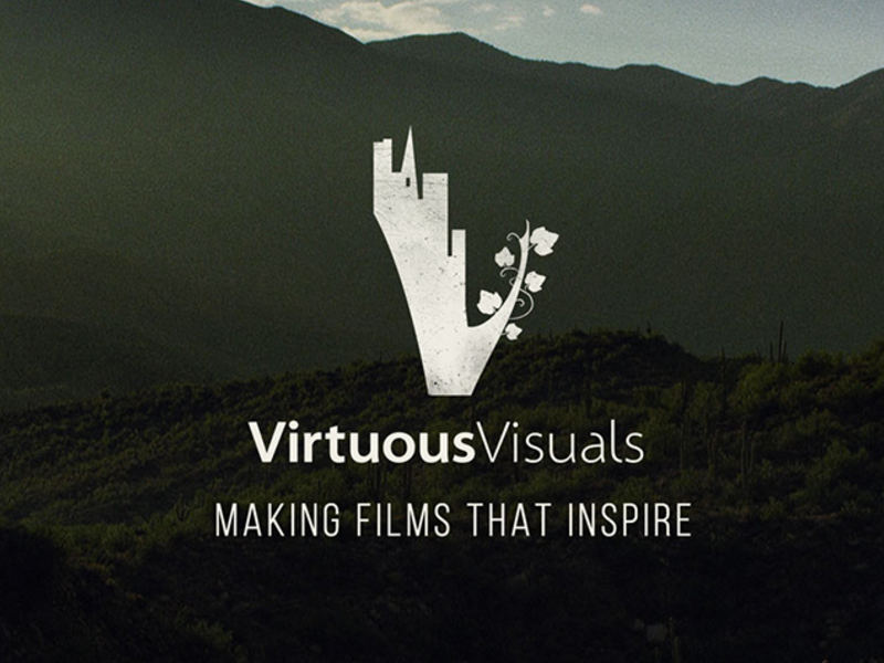 Virtuous Visuals Logo by Nicole Goodhue on Dribbble