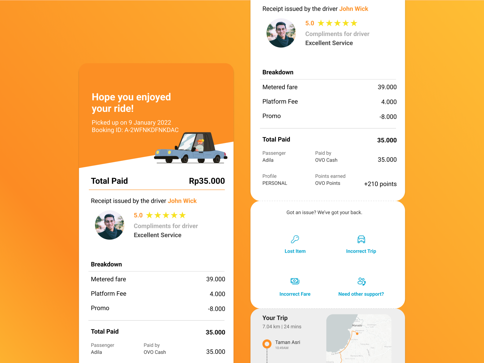 Daily UI 017 - Email Receipt by Adila H. on Dribbble