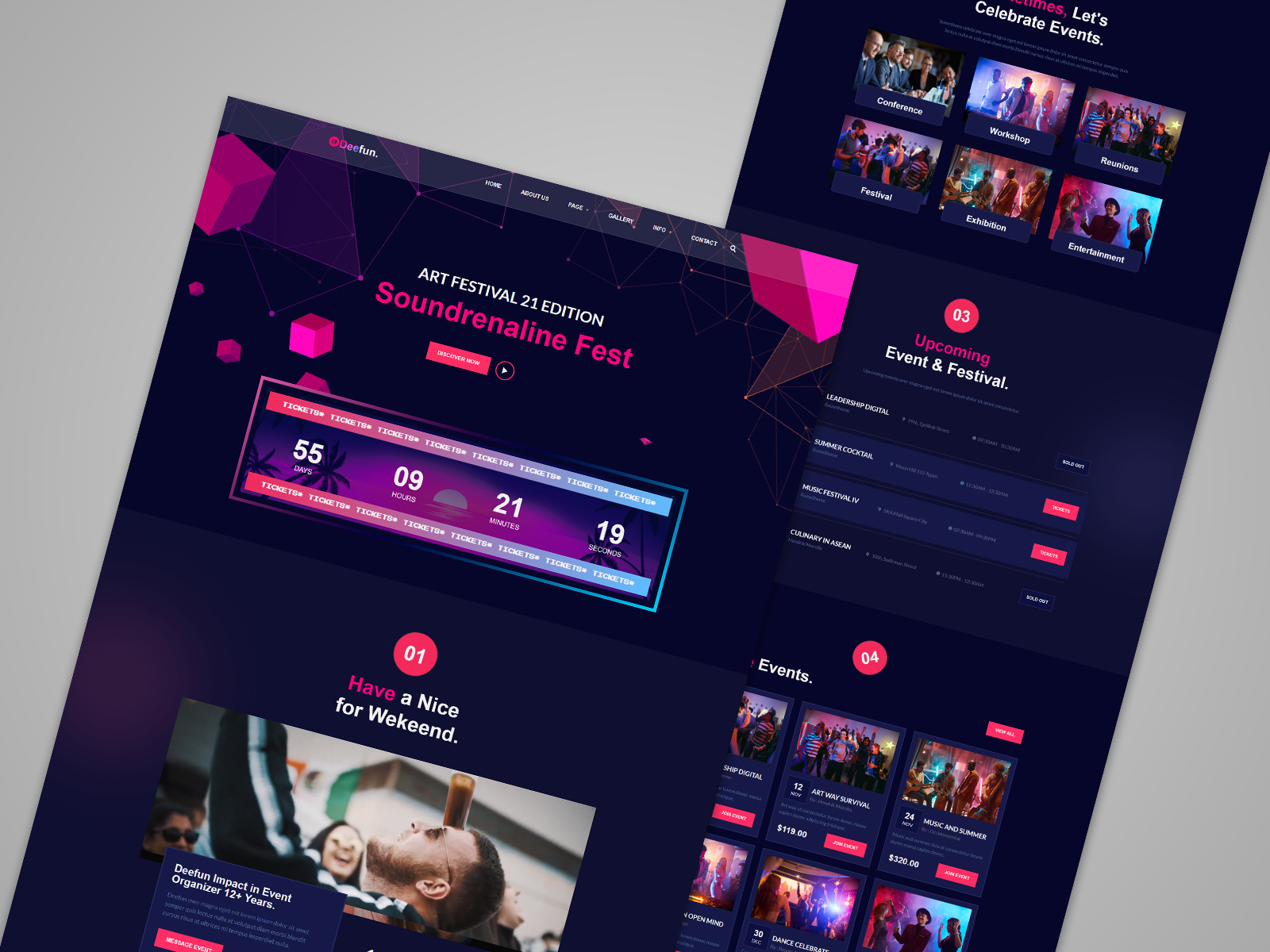 DeeFun - Festival & Event Organizer Elementor Template Kit by Hendrik ...