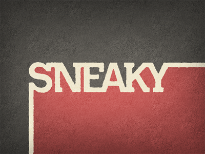 Sneaky by Anthony Wartinger on Dribbble