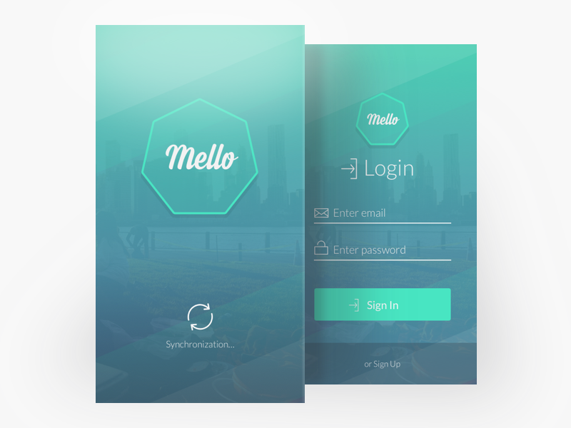 Sync And Login by Anthony Lekarew ☕️ on Dribbble