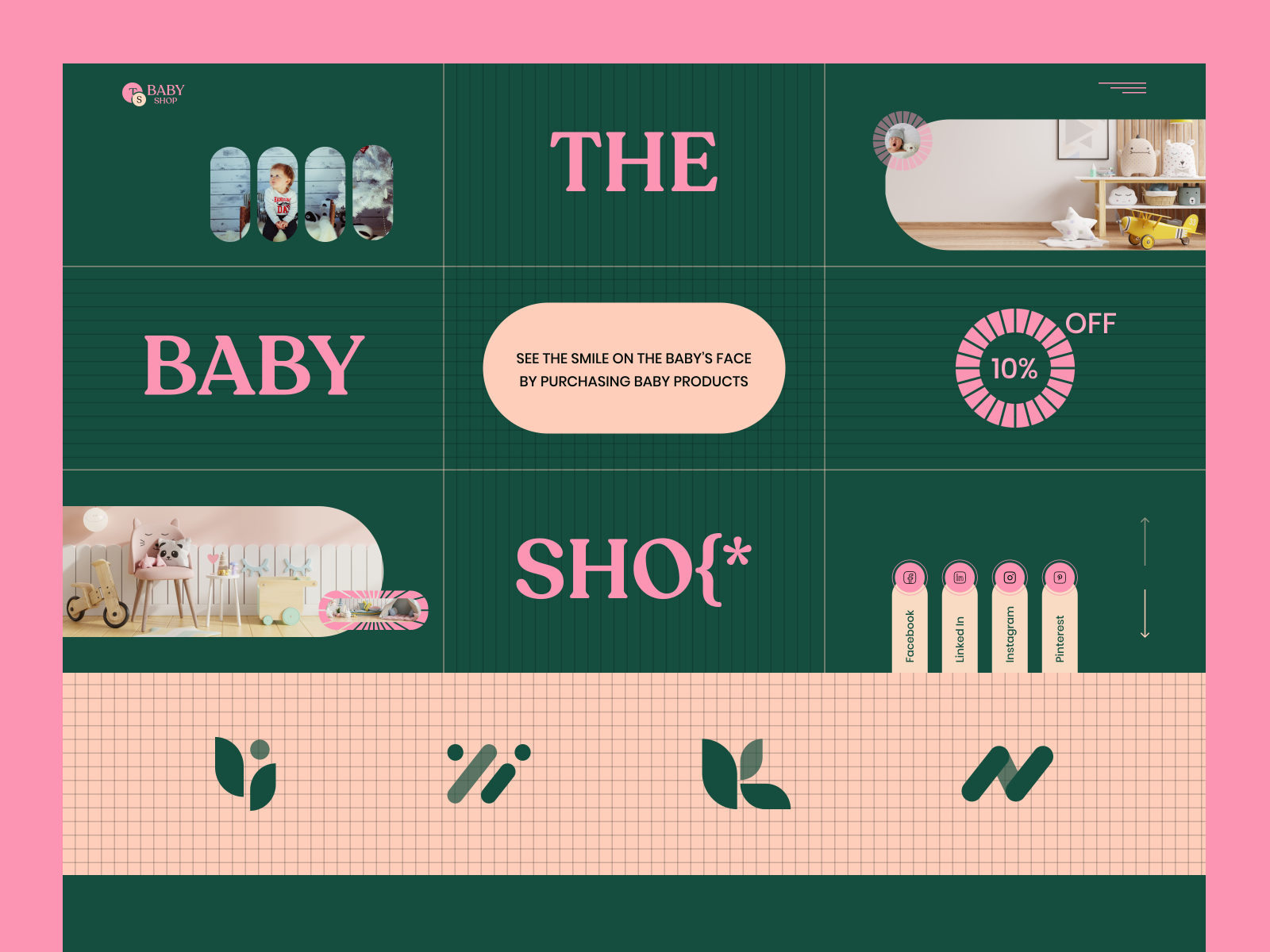Baby Shop Website Landing Page - Hero Header by Md Sakib Mahamud on ...