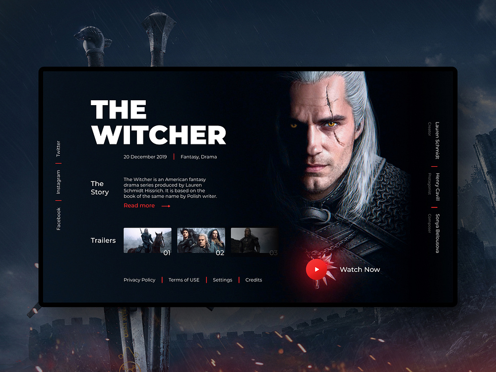The Witcher by Yuriy on Dribbble