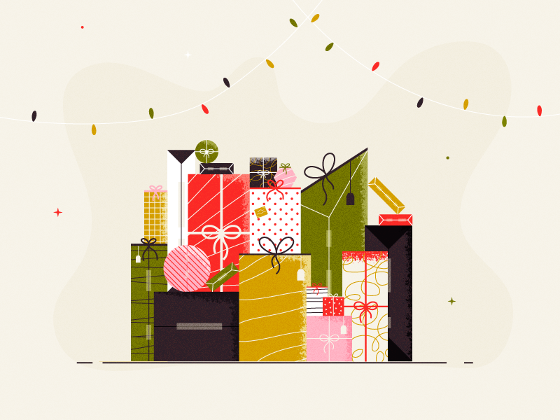Presents by Sarah Bootsma on Dribbble