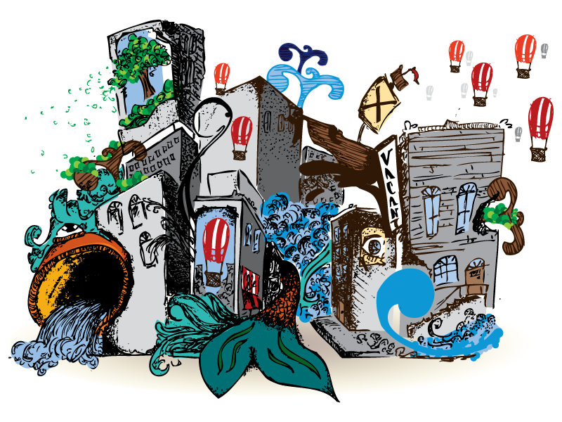 Fish City by Ryan Adams on Dribbble