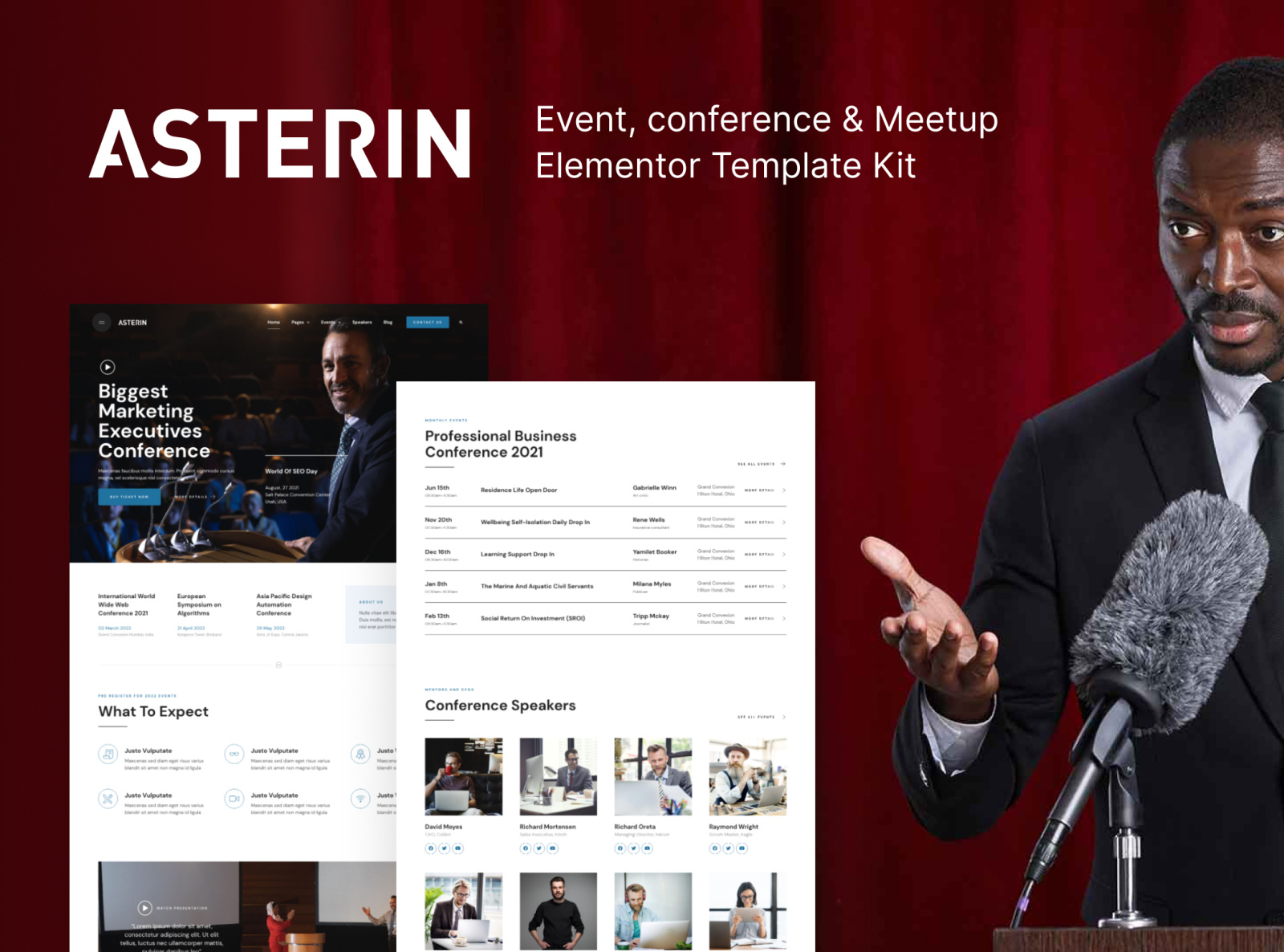 Digital Event & Conference Elementor Template Kit by Ardho Fortana on ...