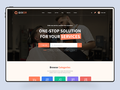 Service based Freelance Marketplace by Asib uz zaman Nahid on Dribbble