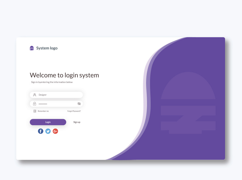 DESKTOP AND APPS LOG IN PAGE DESIGN by Tahmid hasan on Dribbble