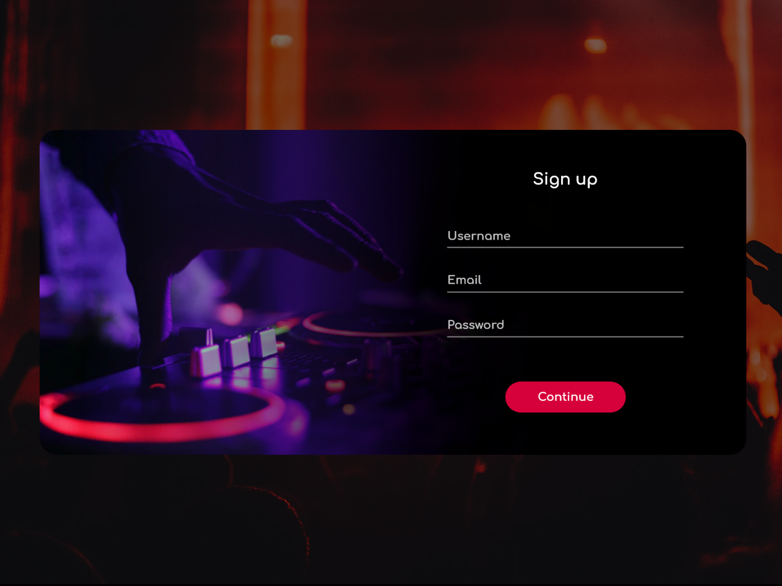 Sign up by Jannatul Ferdoush on Dribbble