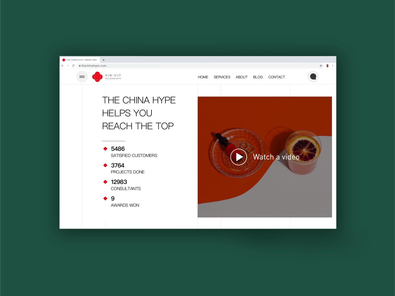 The China Hype Web Design by Jessie Wong on Dribbble