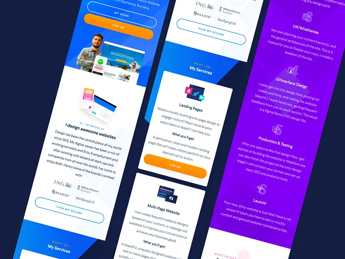 Mobile Homepage designs, themes, templates and downloadable graphic ...