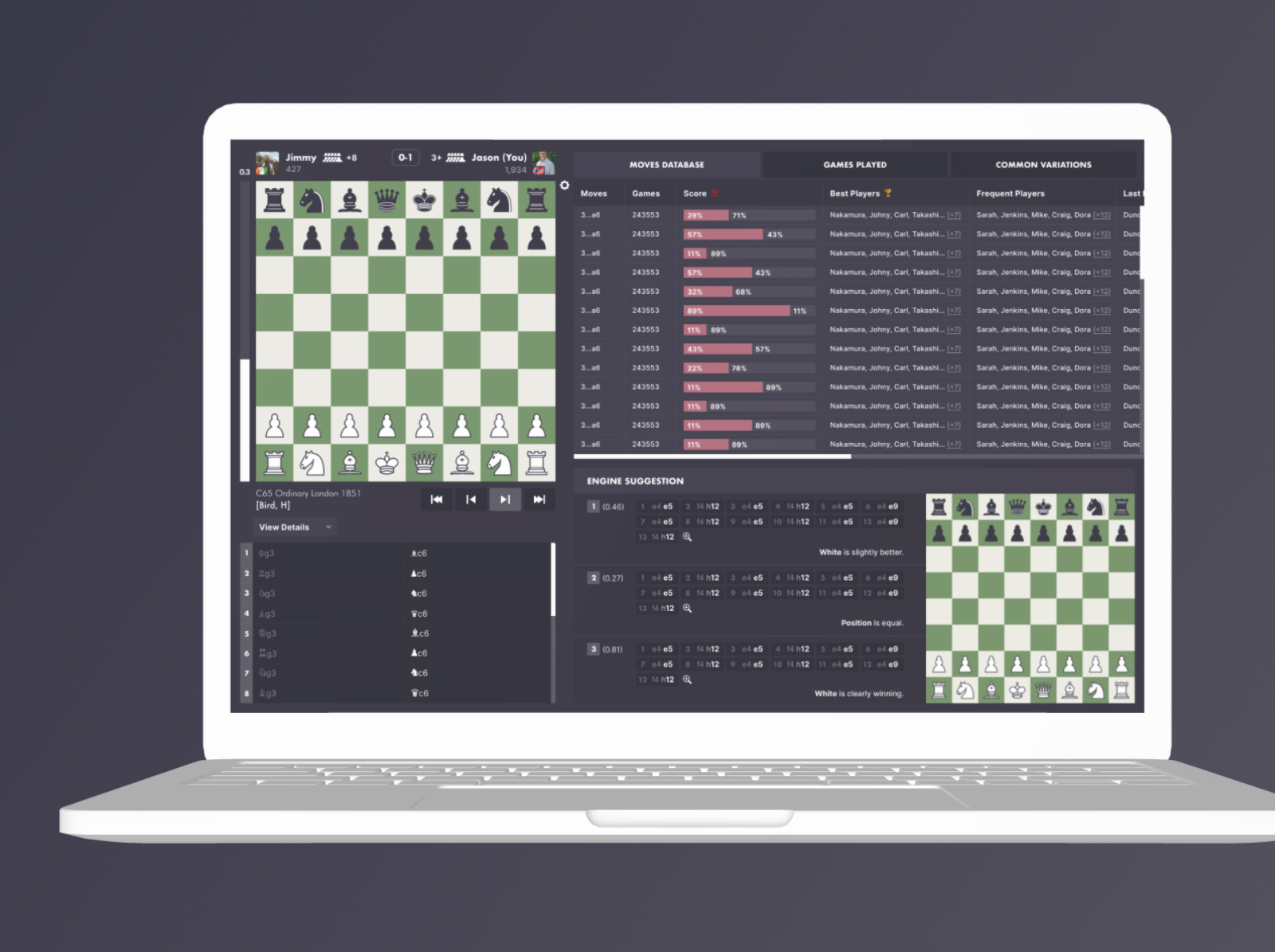 Chess Game Web Online UI v1 by Madalin Duca on Dribbble