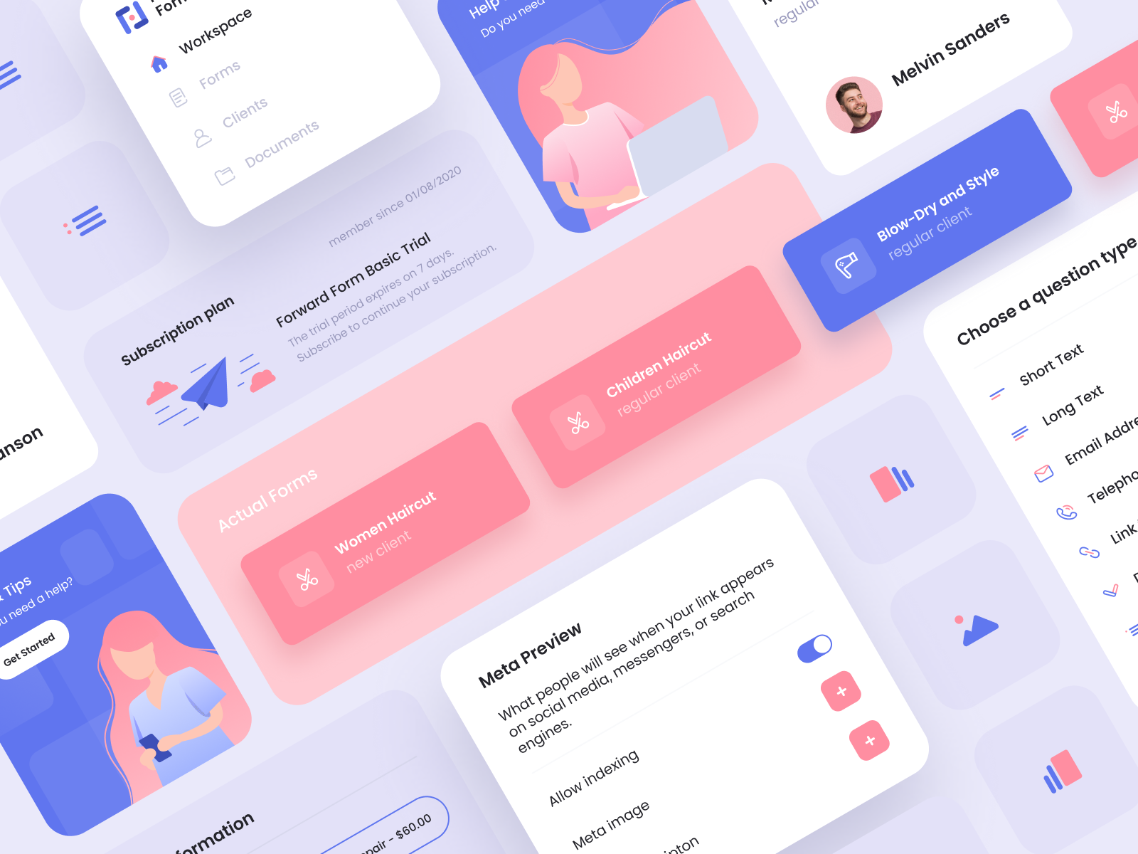 Forward Forms UI Components by Diana Medvedieva for Qubstudio: Digital ...