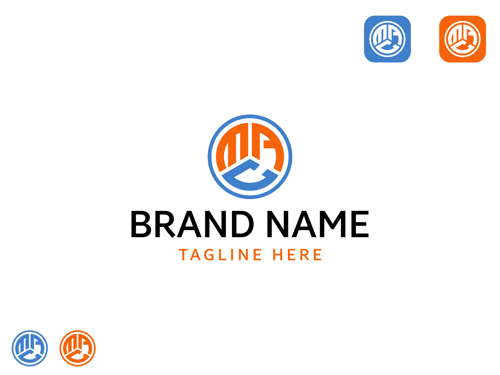monogram logo design by Sohel Ahmed on Dribbble