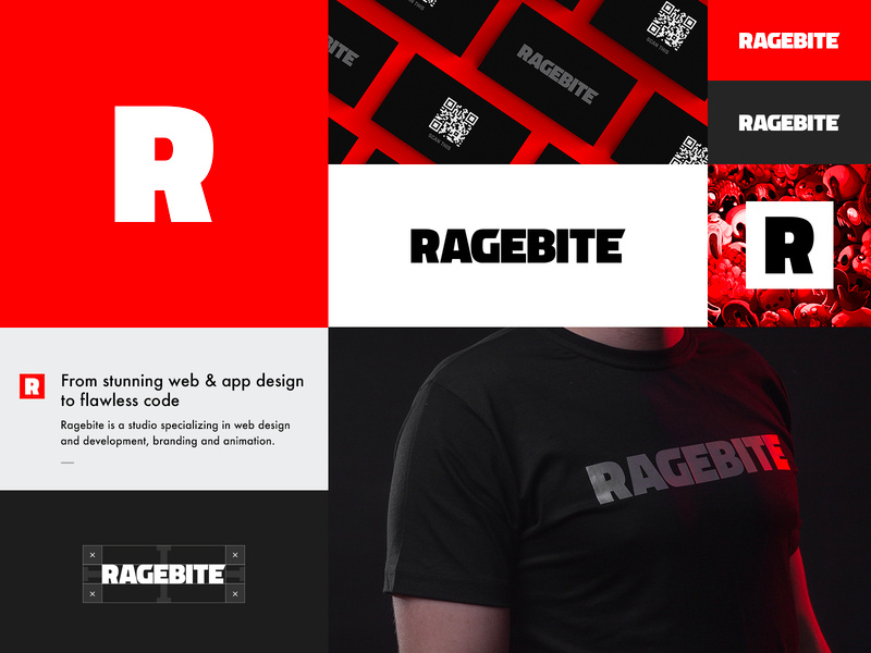 Ragebite Logo & Visual Identity by Danijel Stamenic for Ragebite on ...