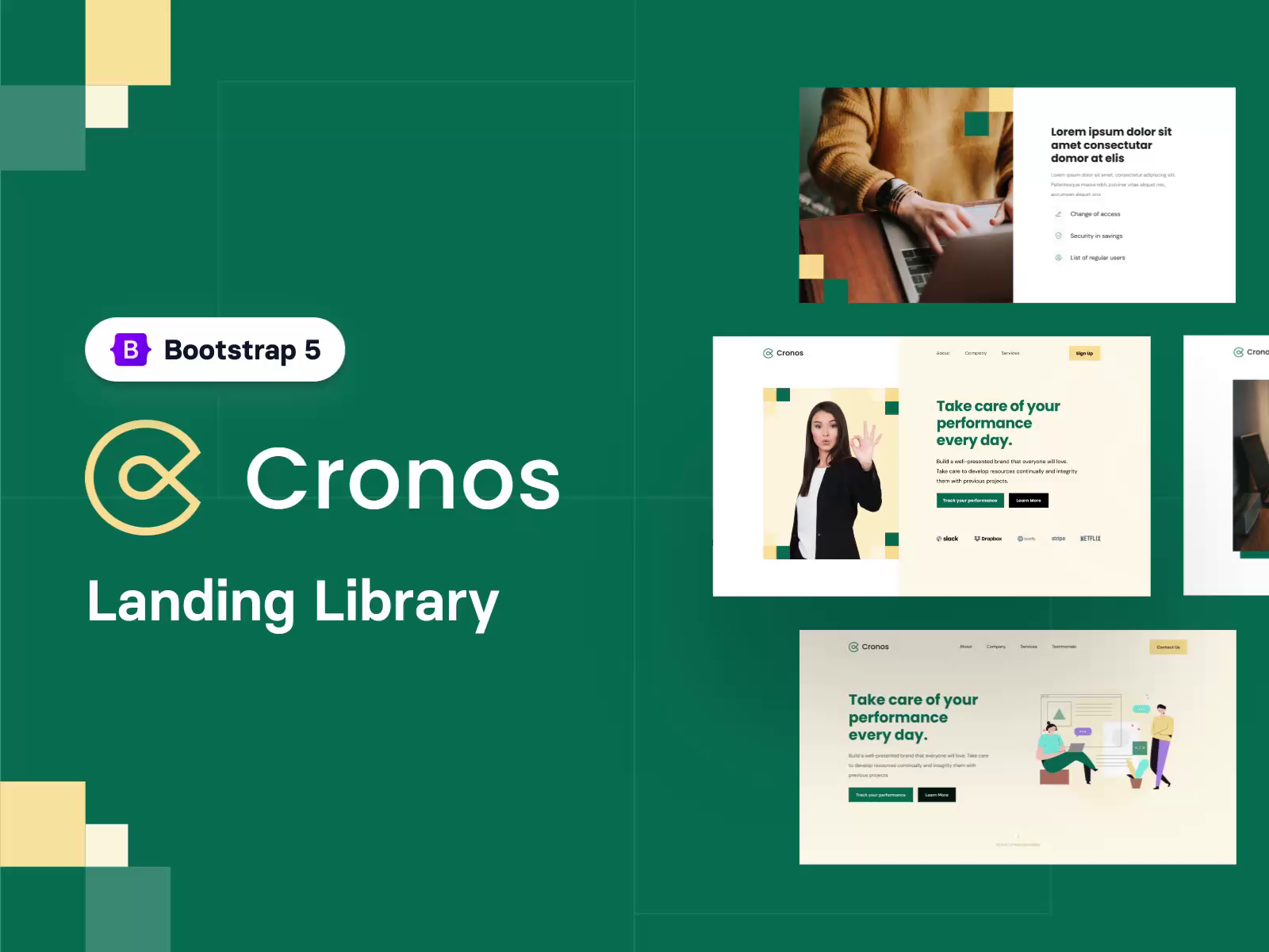 Cronos UI - nature bootstrap template by Pat Wasik for Shuffle on Dribbble