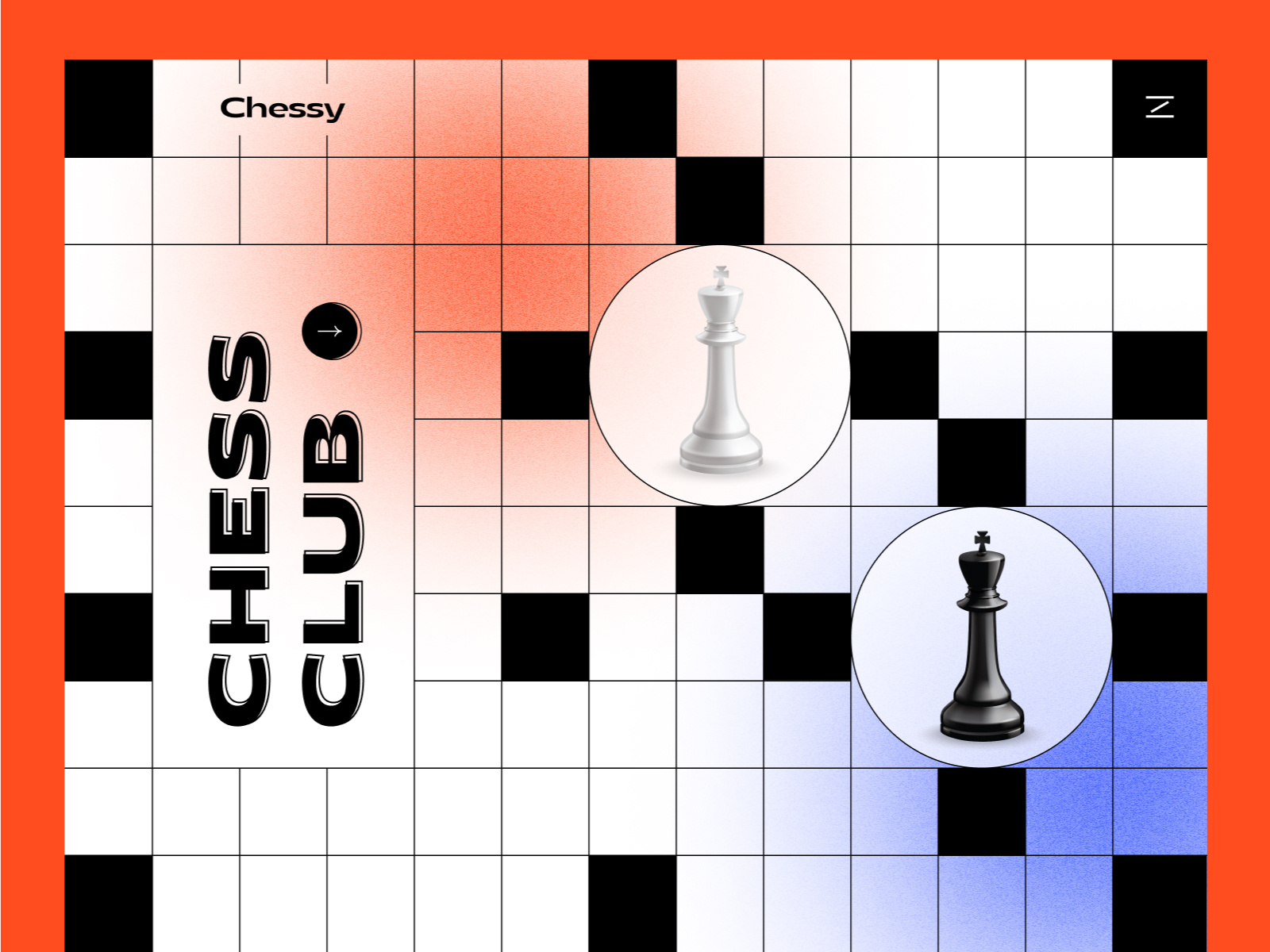 Chess Website Header Design by Ashish Khatra on Dribbble