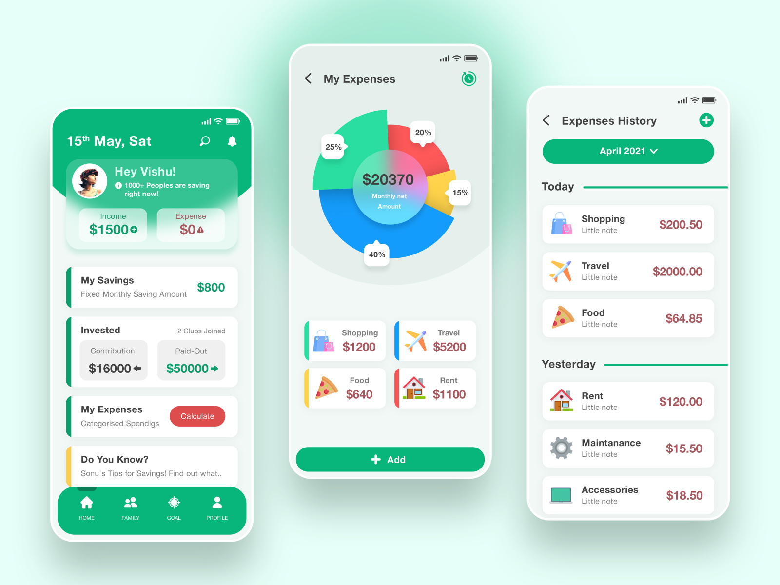 Dribbble Overview MyExpenses Banner2 jpg By M cin