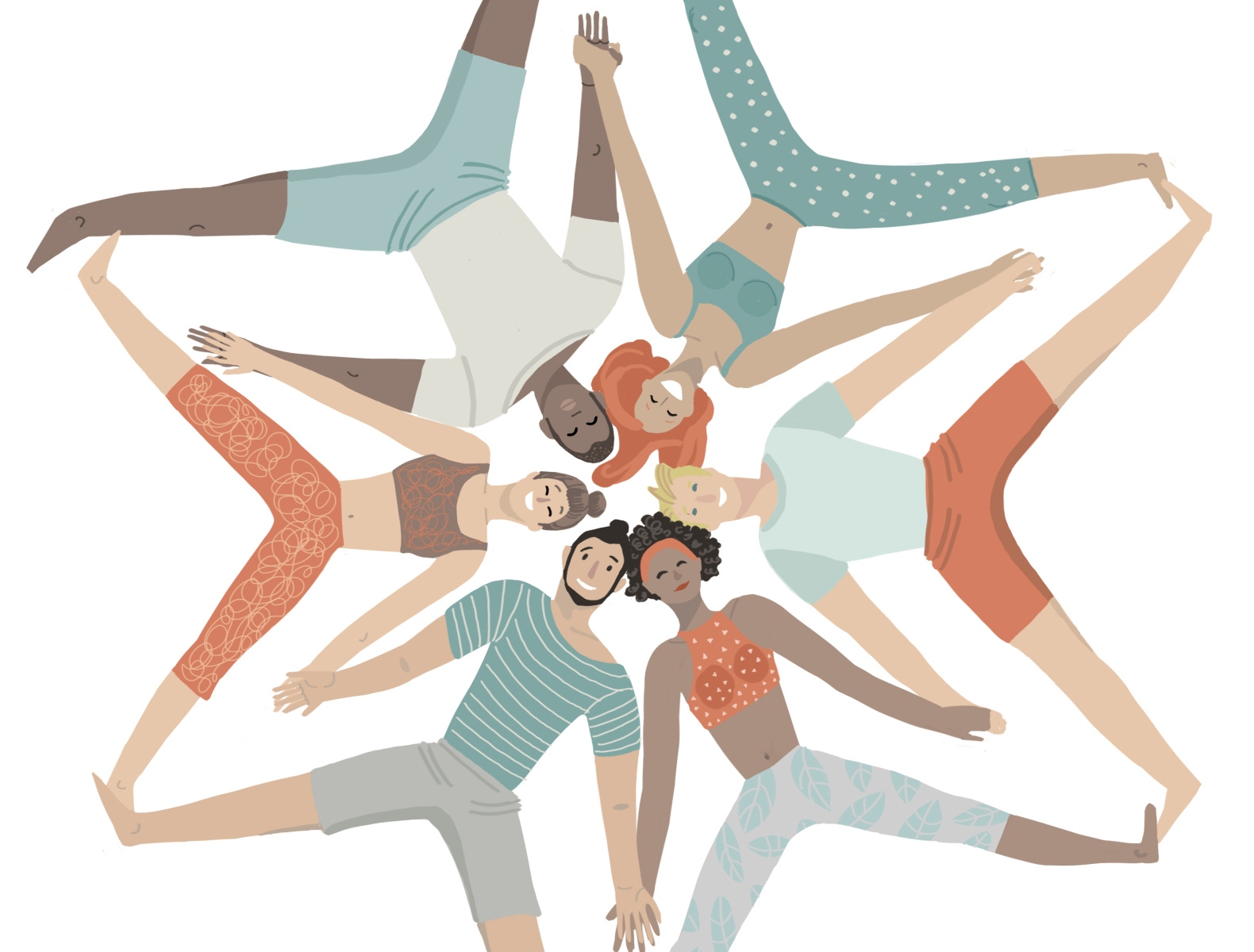 Human Mandala by Irene de Pedro on Dribbble
