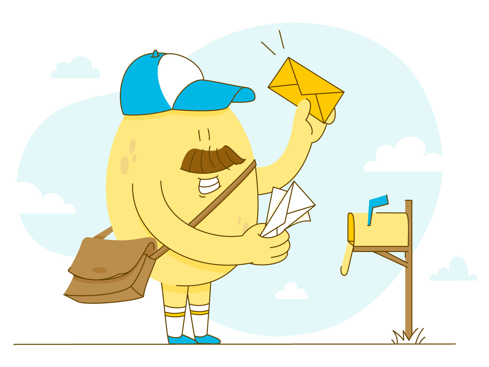 Newsletter postman by Victoria Palazón on Dribbble