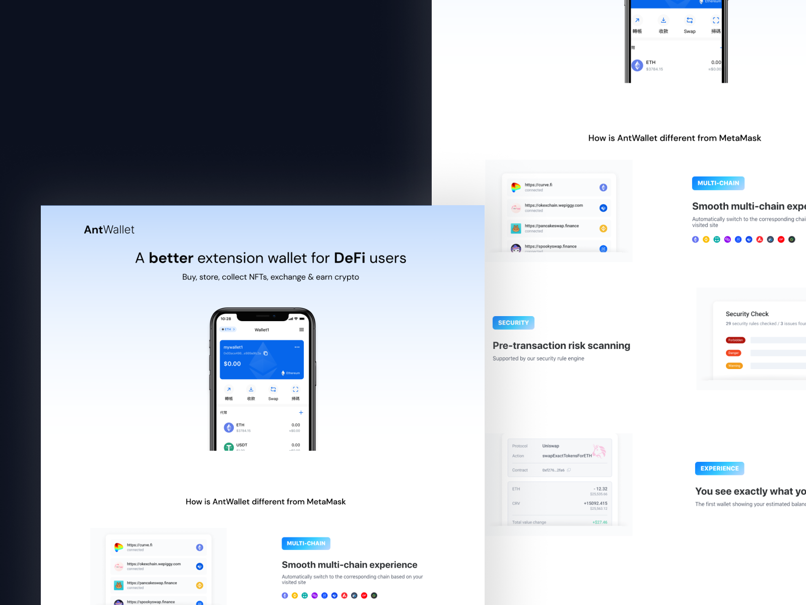 Crypto Wallet Landing page by Mindy on Dribbble