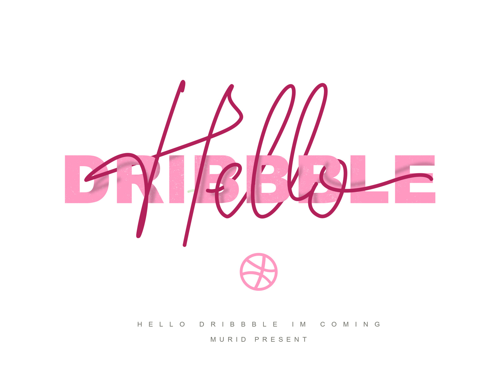 hello dribbble by Muhammad Ridho on Dribbble