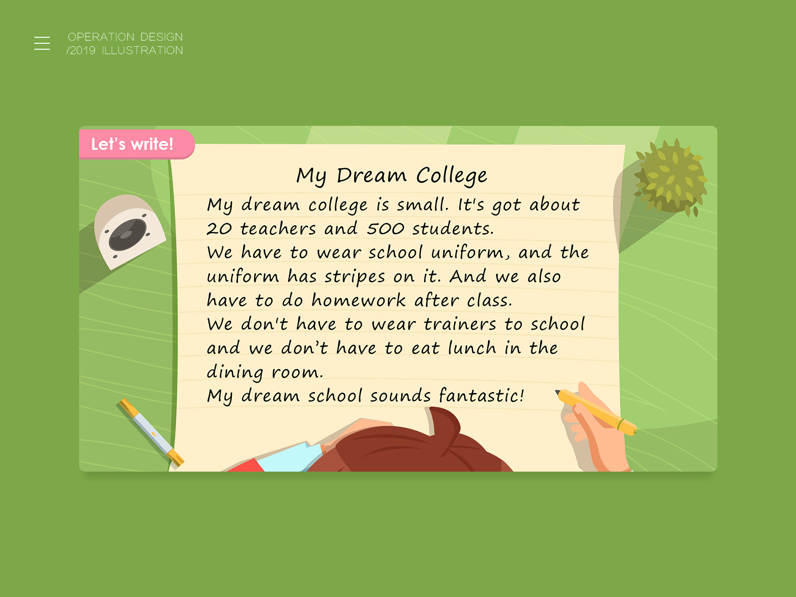courseware design by Wang Yanbin on Dribbble