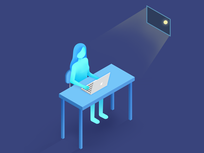 Night Working by cookie_intheoven on Dribbble