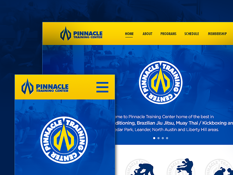 Pinnacle Training Center by CLARUS on Dribbble