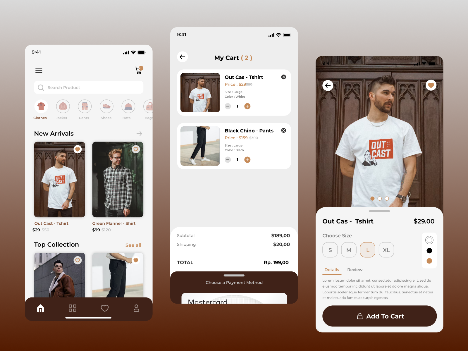 Fashion E-commerce - Mobile Apps Design by Aby Syahputra on Dribbble