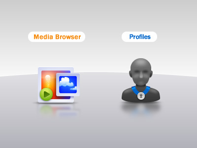 Media Browser and Profiles Icons by Alfonso Rodriguez on Dribbble