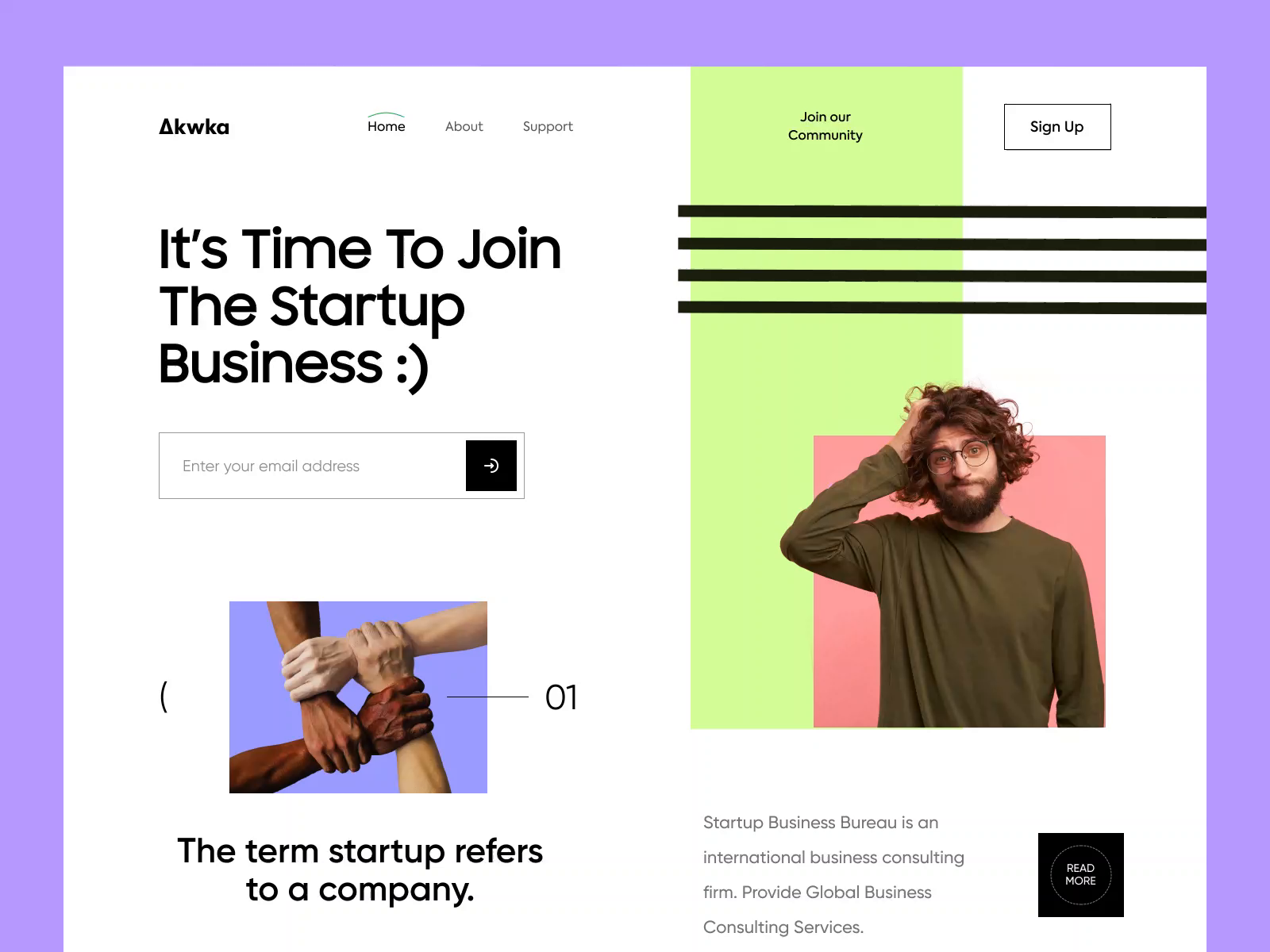 Startup Website Animation by Rayhan for Orix Creative on Dribbble