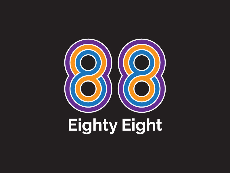 Eighty Eight Logo Design by Liton Mree on Dribbble