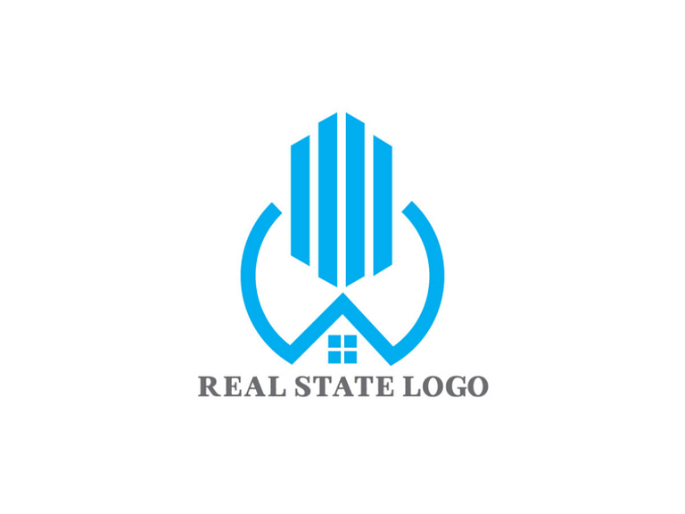 Real state logo design by Liton Mree on Dribbble
