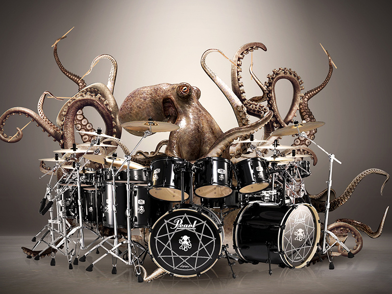 Octo Drummer by Waseem Ahmed on Dribbble