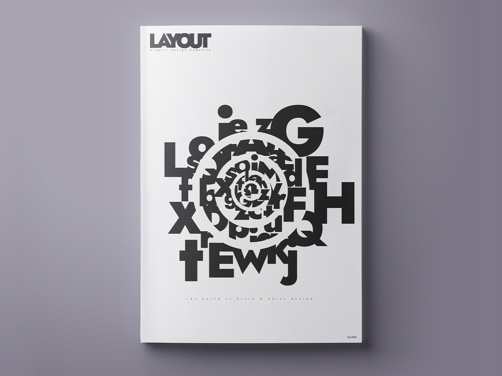 Layout Magazine Cover by Nemanja Grubisic on Dribbble