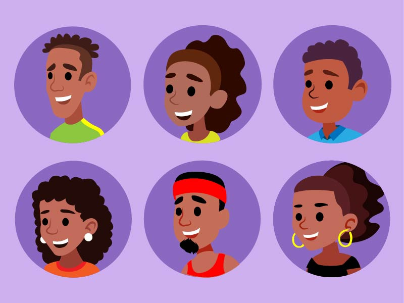 Avatar College Students by Jonathan Baluyot on Dribbble