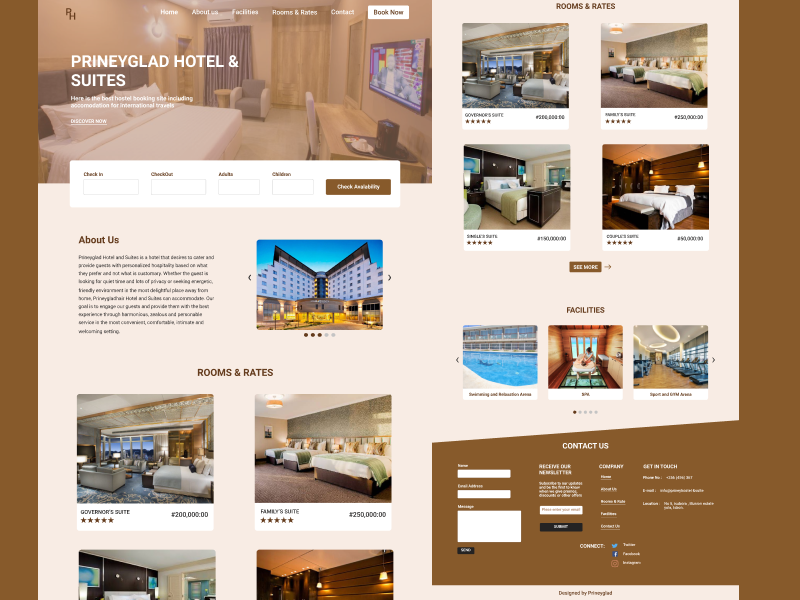 A Hostel Website by Owolabi Gbemisola Oluwatoyin on Dribbble