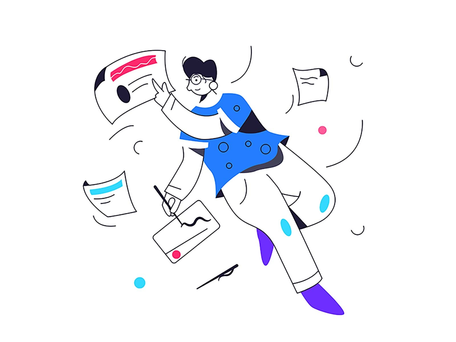 In zero gravity by Nikita_Krushko on Dribbble