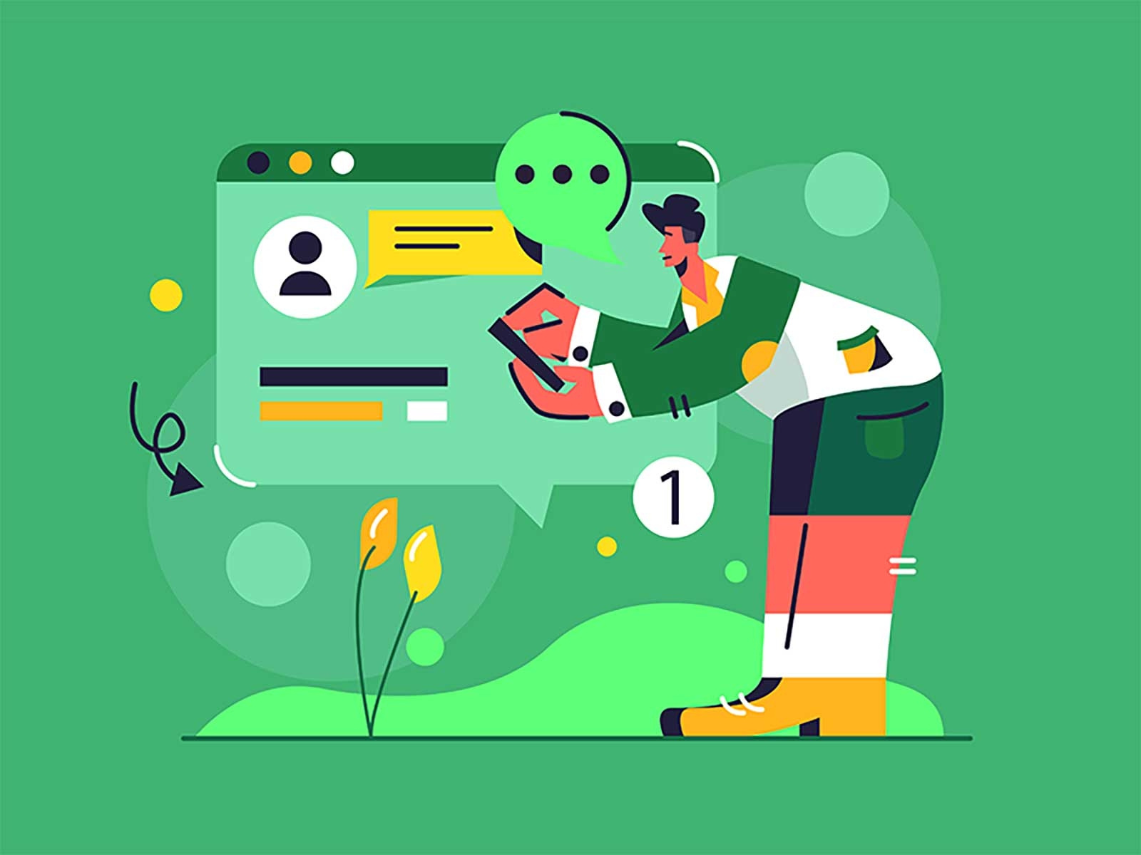 Message by Nikita_Krushko on Dribbble