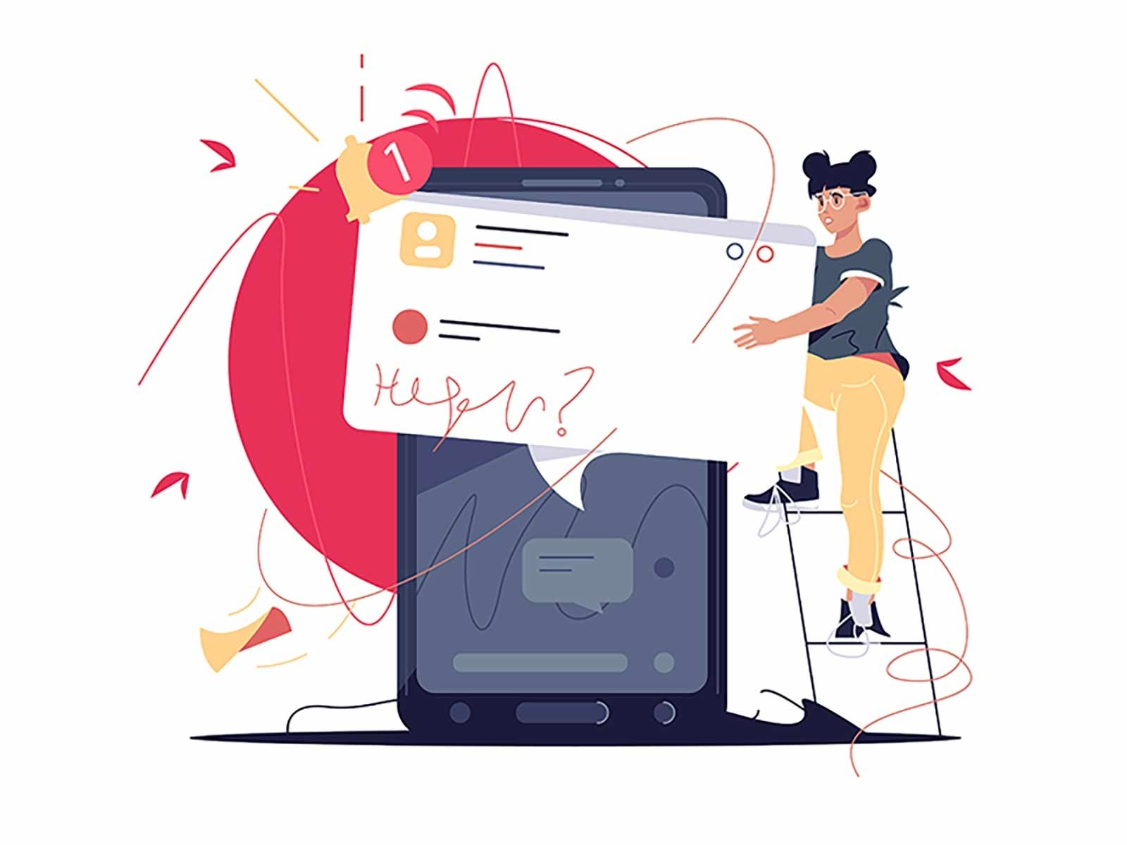 Income notification on mobile screen by Nikita_Krushko on Dribbble