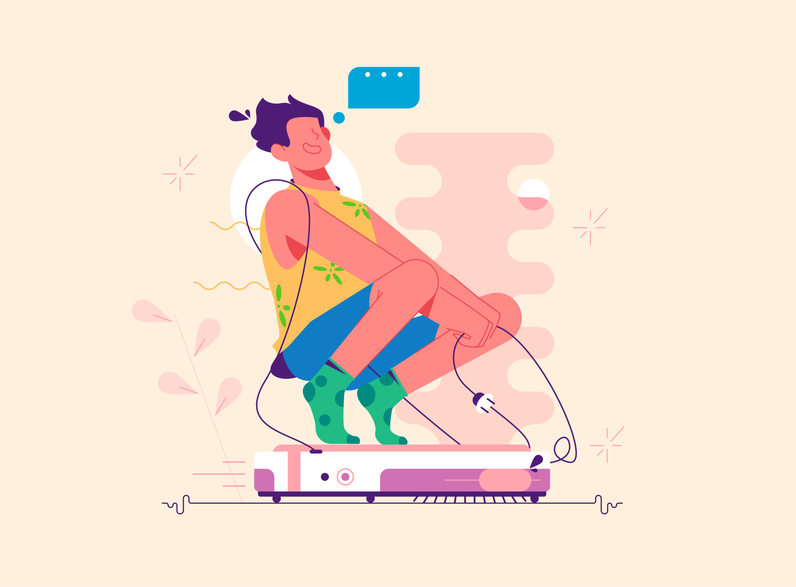 Robot vacuum cleaner by Nikita_Krushko on Dribbble