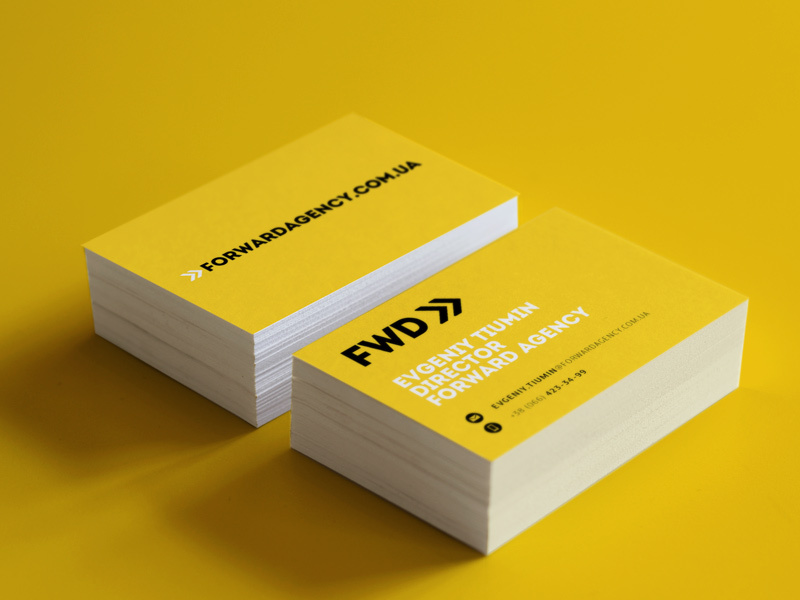 Fwd >> Visit Cards by Zabombey on Dribbble