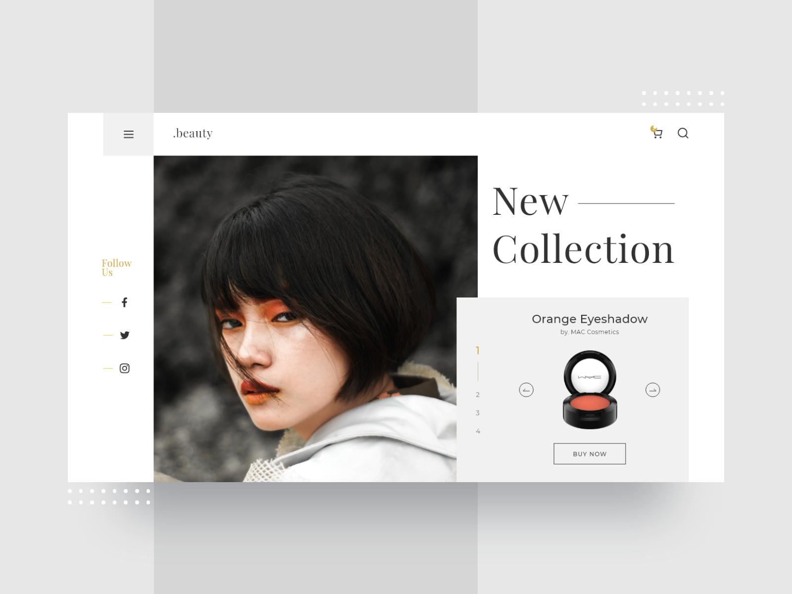Cosmetic Landing Page by Muhammad Ardi on Dribbble