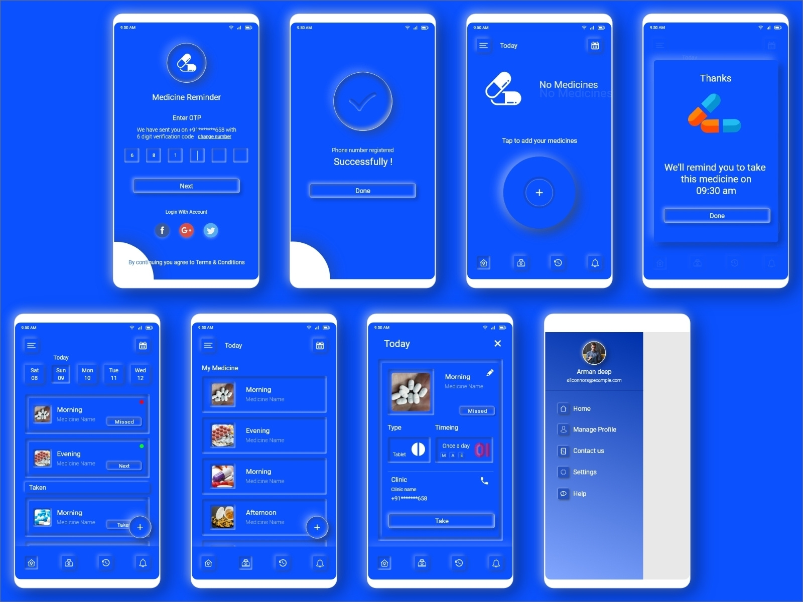 Neumorphism UI Trend 2020 ( Adobe XD App Design ) by Lovepreet Singh on ...