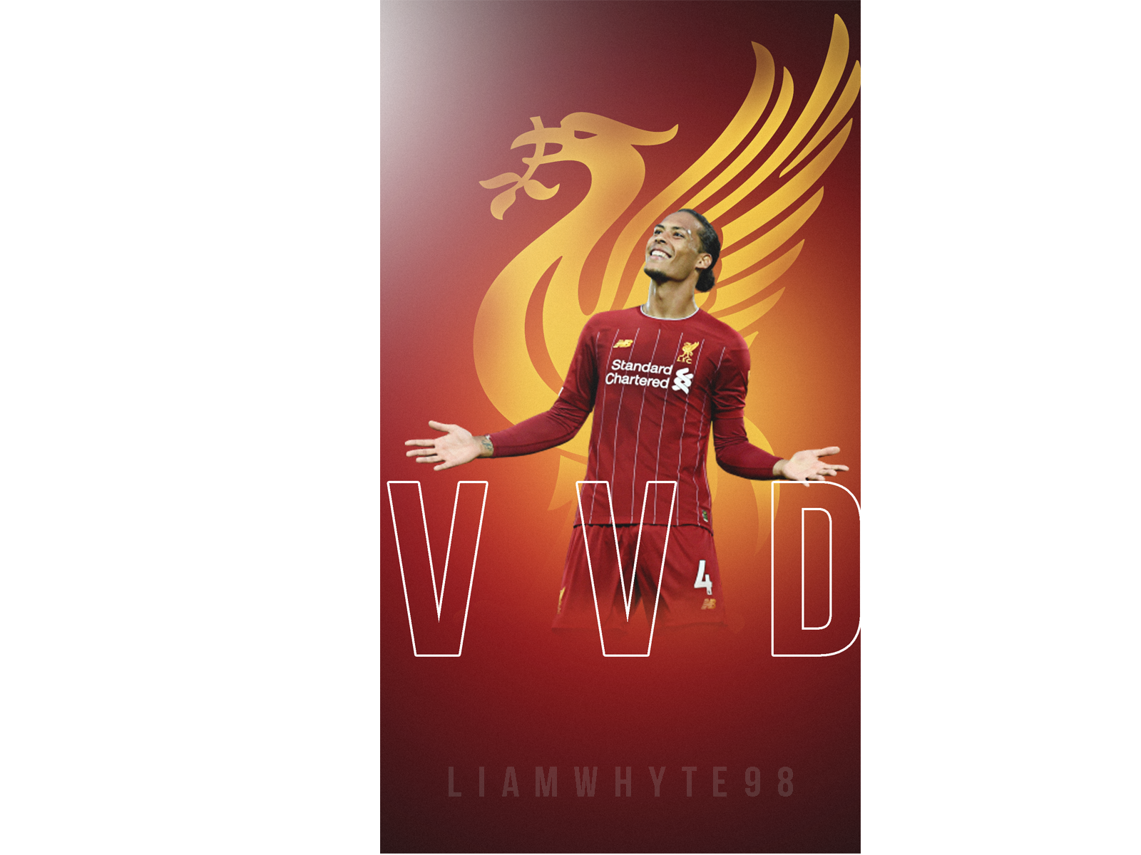 Virgil van Dijk - Liverpool's Defensive Wall by Liam Whyte on Dribbble