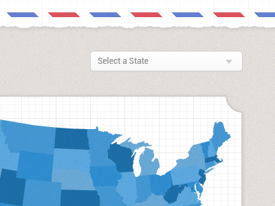 Map by Mark Wells on Dribbble