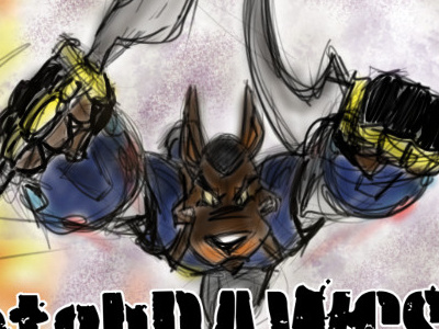 Bruiser (colored sketch) by Dustin Dryden on Dribbble