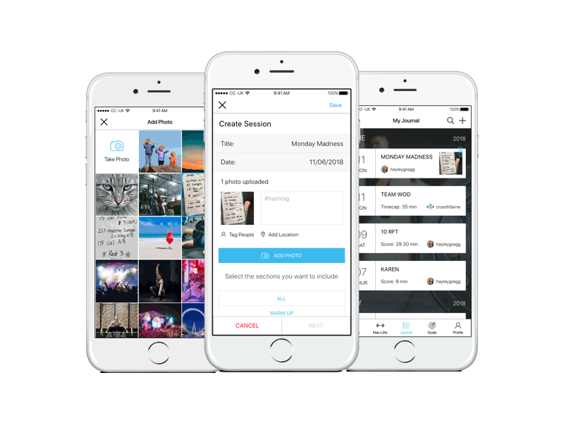 WRKit App UI by Hayley Gregg on Dribbble