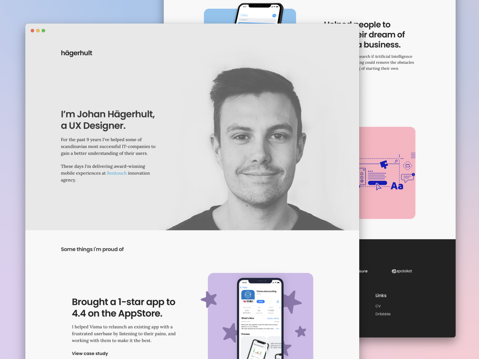 Portfolio FW22 Update by Johan Hägerhult on Dribbble